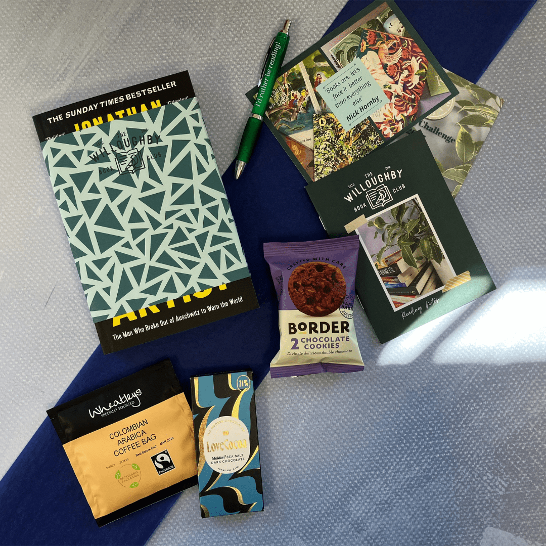 Book and a Brew Gift Box - The Willoughby Book Club One off Book Bundle